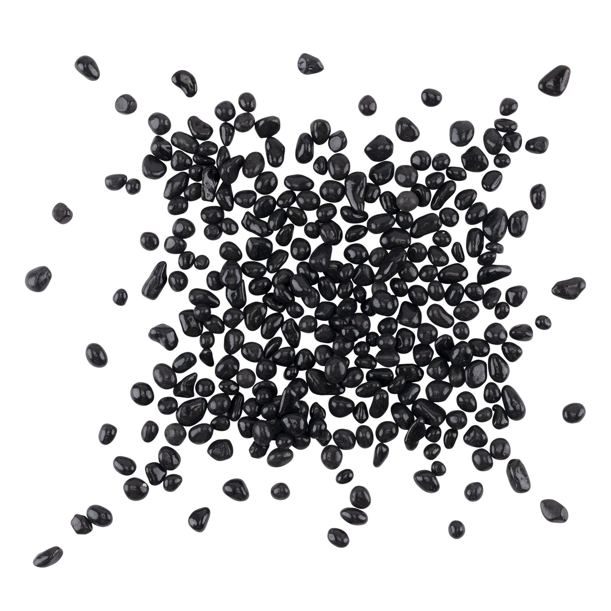 Black Glass Drops 250g Mandala Art Mosaic